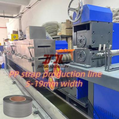 China PP Plastic Strapping Band Belt Making Machine with 200KG material barrel and automatic winder for sale