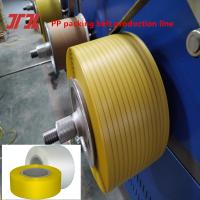 China Fully Automatic PP Strap Making Machine 240kg/H Capacity 5-19mm Width with PLC Control System for sale
