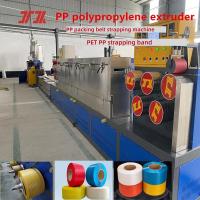 China 110mm Screw Diameter PP Strap Making Machine 4 Output Fully Automatic Strapping Equipment for sale
