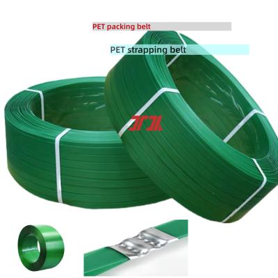 China PET strapping band 9-32mm PET strapping steel strap PET PP packaging belt for sale