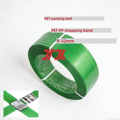 China PET strapping belt 9-25mm PP packing strap PET PP packing belt with UV protection for sale