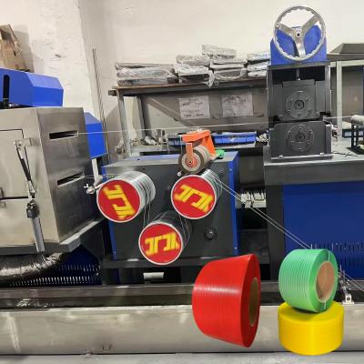 China Automatic Multifunctional plastic PP Strap Making Machine for Packaging Band for sale