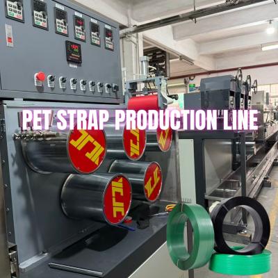 China PET Packing Strapping Band Tape Belt Making Production Line With Synthetic Fiber Filter for sale