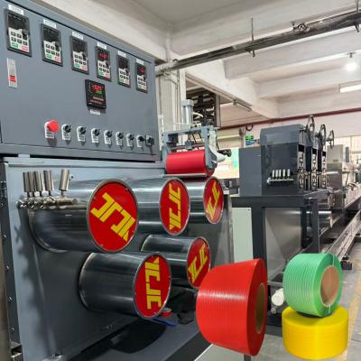 China PP Strap Production Line Make PP Packing Belt With Automatic Winder for sale
