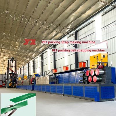 China Green Pink 0.6-1.2mm PP PET Strap Manufacturing Machine Automatic PET Strap Extrusion Line for sale