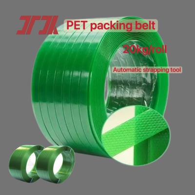 China High-speed PET packaging belt PET plastic steel belt with 100% PET bottle flakes for sale