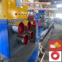 China 5mm PP Strap Making Machine 100% Polypropylene Strapping Production Line 5-19mm Width for sale