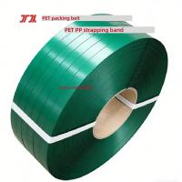 China PET Plastic Steel Strapping Roll 16mm x 0.8mm Heavy Duty Packing Band for Strapping Machine for sale