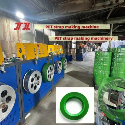 China PET strapping production line 9-25mm PET Strap Making Machine Production Line with 100% PET bottle flakes for sale
