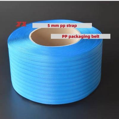 China High-speed PP strapping belt 5–19 mm PP Strapping band for semi-automatic strapping machines for sale