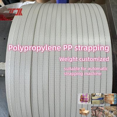 China New Raw Material Make 5-19mm PP Packing Belt With Good Straightness for sale