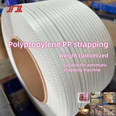 China 5mm PP Plastic Packing Belt Strapping With Long Length 7000m-10000m/roll for sale