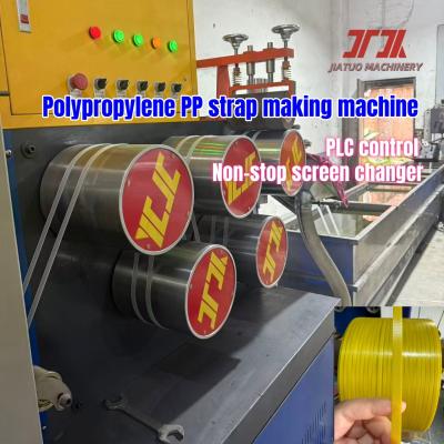 China 100% Polypropylene PP Strapping Manufacturing Machine PP strap making machine with PLC Control for sale