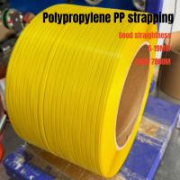 China Automatic PP Packaging Belt  12mm PP packaging straps for Automatic Strapping Machine for sale