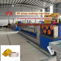 China PP Strapping Band Extrusion Line 5-19mm Width Adjustable Speed 100KW for sale