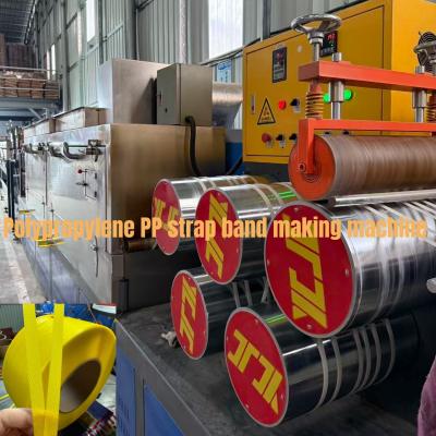 China 300m/min Energy Saving PP Strapping Band Extrusion Line with 38CrMoAlA Screw for Low Camber Strap for sale