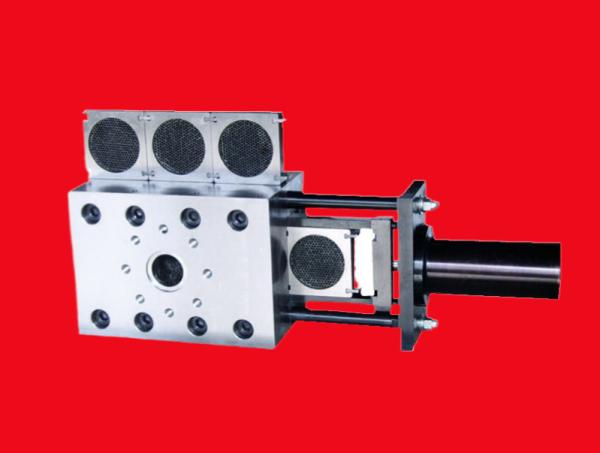 Non-Stop Automatische Kunststof Extrusie Zeefwisselaar Elektrisch Voor Extrusiemachine