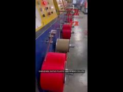 0.4-1.2mm thickness pet pp strapping band making machine 4 belts