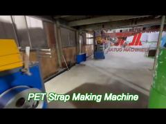 Línea de producción de tiras de PET Fabricación de cinturones de PET de 9-32 mm de ancho con una fuerte resistencia de 350-950kgf