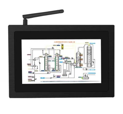 China 7 Inch Panel Mount PC Industrial Touchscreen Computer With Waterproof Shockproof for sale