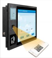 China 19 Inch Touch Screen Industrial Computer Self Service Terminal With Printer NFC RFID Reader Barcode Scanner for sale