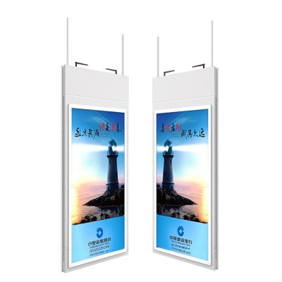 中国 天井屋根のマウント 49 インチ 双面型WIFIネットワーク 高明るさ機能のAndroidシグネージディスプレイ POPスクリーン 販売のため