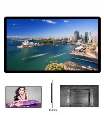 China parede 4K UHD 65 polegadas wireless 4G rede wifi Android monitor LCD LED TFT para POS à venda
