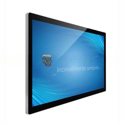 China Wall mounted 43 inch self-service information terminal touch screen monitor PC interactive kiosk with Android or Win10 OS for sale