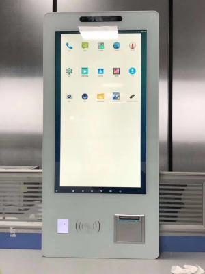 Cina Chiosco con lettore di carte LCD touchscreen da 21,5 pollici montato a parete con sistema operativo Android Win10/11 in vendita