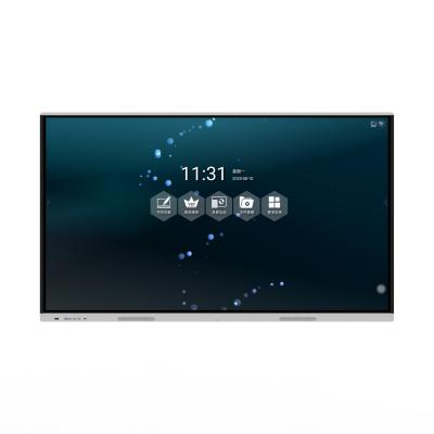 Cina Android & Win10/11 OS 4K UHD 65 pollici schermo LCD touchscreen da muro chiosco pannello interattivo in vendita