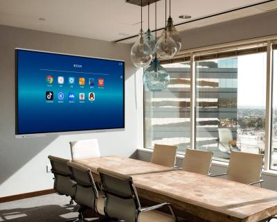 Cina Android & Win10/11 OS 4K UHD 65 pollici schermo LCD touchscreen da muro chiosco pannello interattivo in vendita