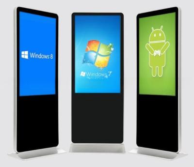 China Android ou Win11 OS 49" 50" polegadas Piso de pé todo-em-um LCD AD PC quiosque touchscreen à venda