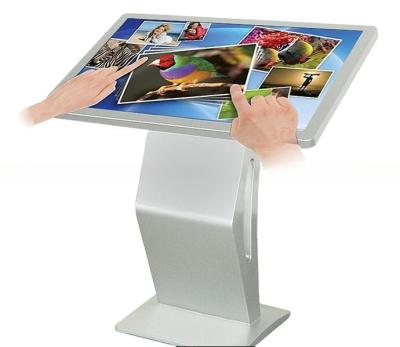 Cina 43 pollici stand a terra LED pubblicità informazioni terminale self-service PC chiosco interattivo in vendita
