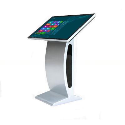 Cina 24 pollici LED touchscreen all-in-one PC Chiosco stand segnaletica digitale AD informazioni display interattivo in vendita