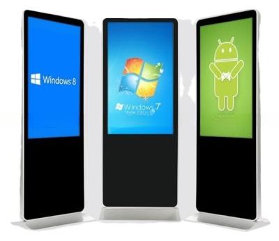 中国 単独で立っている 55 インチ TFT LCD LED デジタル AD トーテム WIFI Android モニター 販売のため