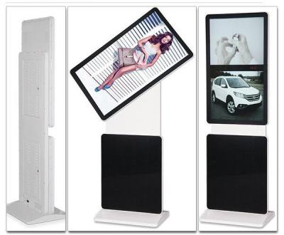 China 50" 49" inch ground stand rotating monitor wifi network AD kiosk for sale