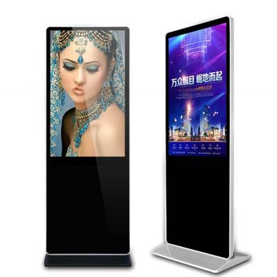 Cina UHD 4K 49 pollici piano in piedi verticale LCD digitale Android wifi AD videoludice videoludice cartellone pubblicitario in vendita