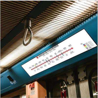 China 28 28.8 29 Inch Stretched Bar LCD Monitor 1920*360 / 1920*540 For Bus for sale