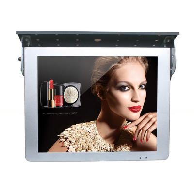 China Metal 17 Inch Auto Car Bus Monitor LCD 4G Android TV For Advertising Video Display for sale