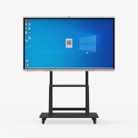 China IR Multi Touch Interactive Whiteboard Panel 86 Inch With Microphone Webcam for sale