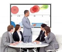China 65 Inch 350cd/M2 Whiteboard Interactive Panels In Classroom With Camera for sale