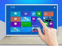 China Android Windows OS 4K UHD 75 Inch Electronic Interactive Digital Screen for sale