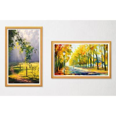 China Holzrahmen 21,5 Zoll 22 Zoll LED-LCD-Video-Fotodisplay WIFI 4G-Netzwerk zu verkaufen