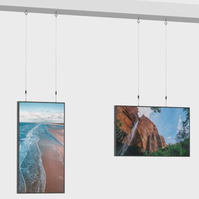 China Ultra-Hochhelligkeit 43 Zoll 12mm Grenzfenster LCD Werbeanzeige for sale