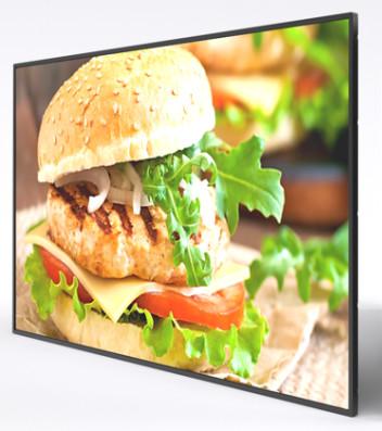 Cina Alto luminosità 27 pollici Ultra sottile stretta bezel muro montato display pubblicitario LCD in vendita