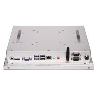 China 10.4 Inch Embedded Flat Industrial Resistive Touch Screen Panel PC All-In-One Computer for sale