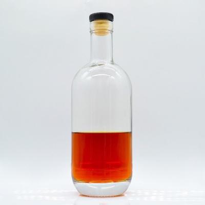 Cina Bottiglie di whisky alcolica di sughero con cilindro di pietra extra bottiglia di vetro 750 ml in vendita