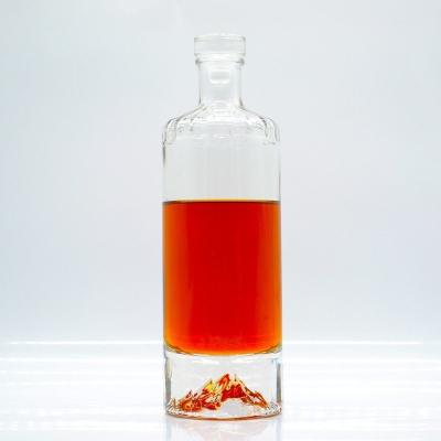 中国 デカル表面処理 オーダーメイド エクストラフリント ウイスキーボトル 500ml 700ml 750ml 1L 販売のため