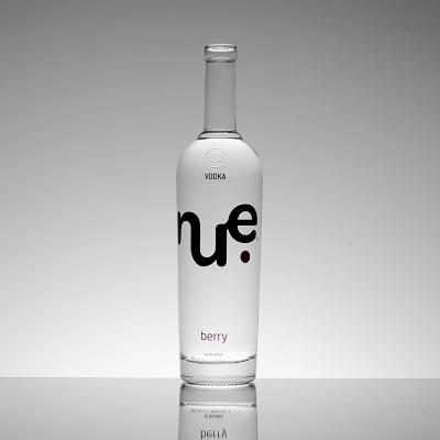中国 375ml 700ml 750ml ウォッカ ウィスキー リコール グラス ボトル オーダーメイド デザイン 氷表面 販売のため