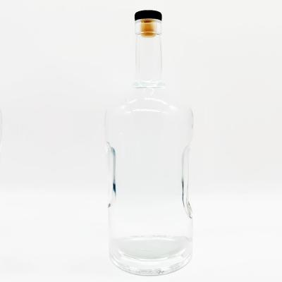中国 カリフォルニアの 1750ml ウイスキー・スピリット用の スーパー・フリントガラス空瓶 販売のため
